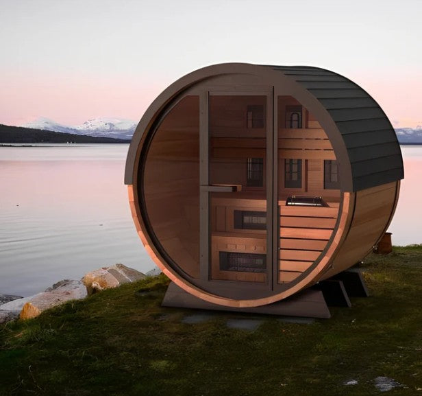 FInnmark FD-7 Barrel Saunas – Sauna Shield