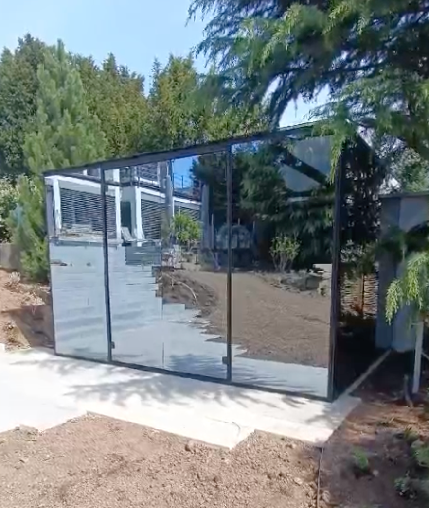 Mirror Glass Custom Steam Room and Generator – Sauna Shield